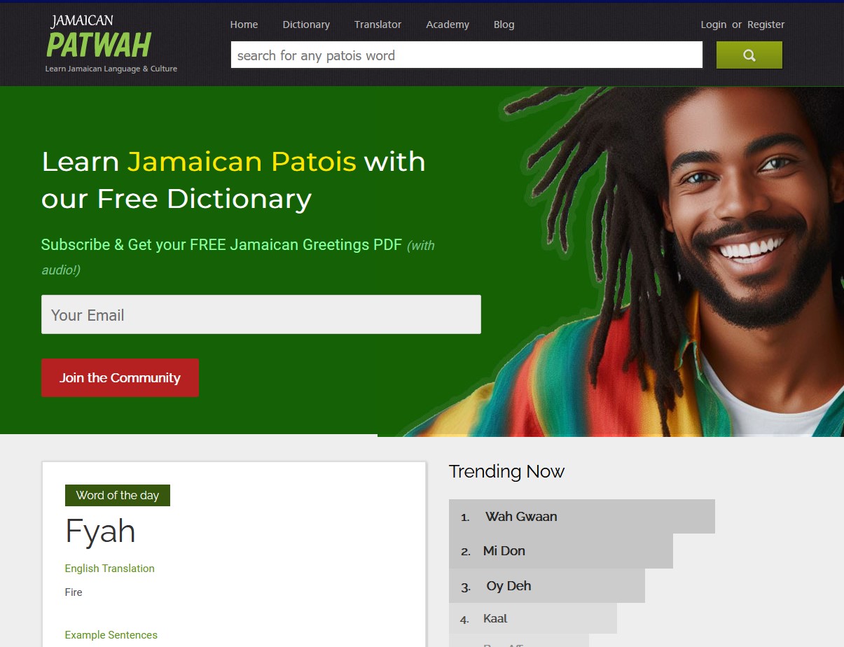 Jamaican Patwah: The Story Behind Jamaicanpatwah.com – JP Linguistics ...